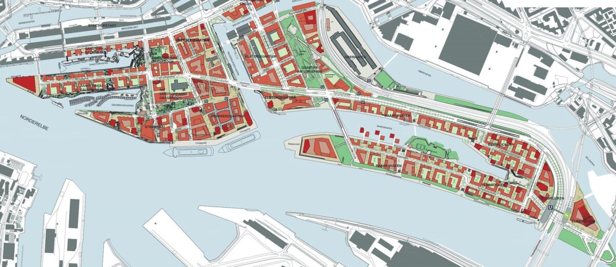 Masterplan - Überblick - Hafencity